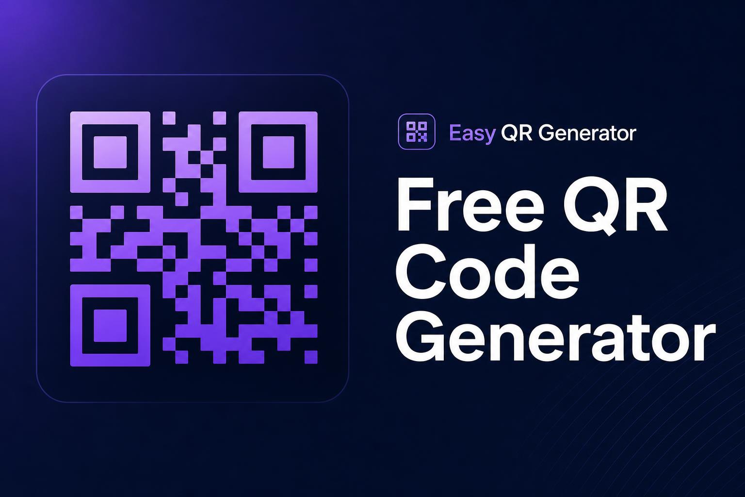 Free QR Code Generator — No Sign-up, No Watermark, With Logo